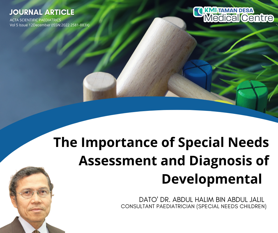 The Importance of Special Needs Assessment and Diagnosis of ...